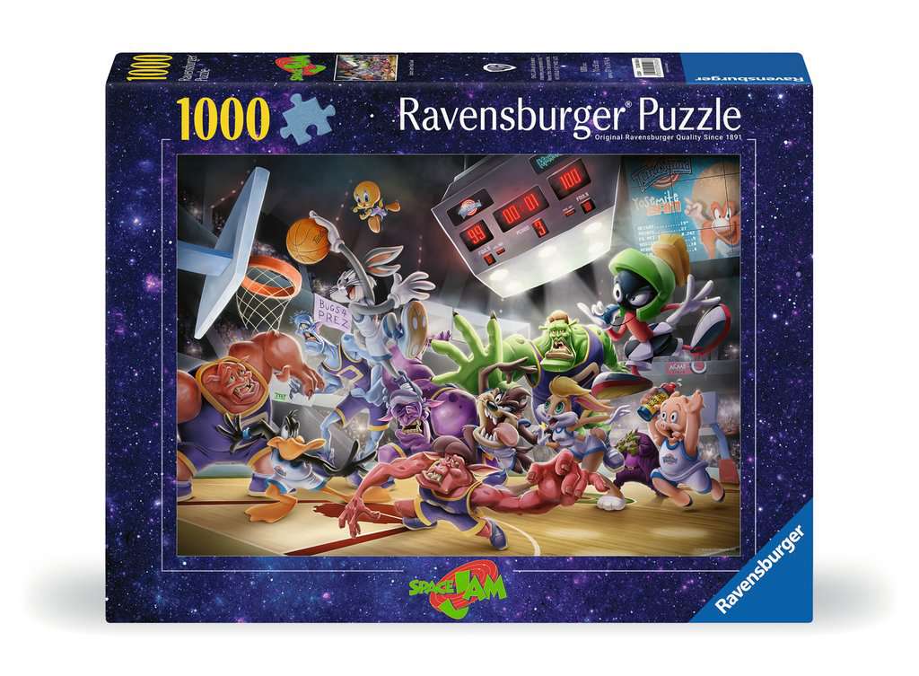 Ravensburger - Space Jam: Final Dunk – Puzzle Go!
